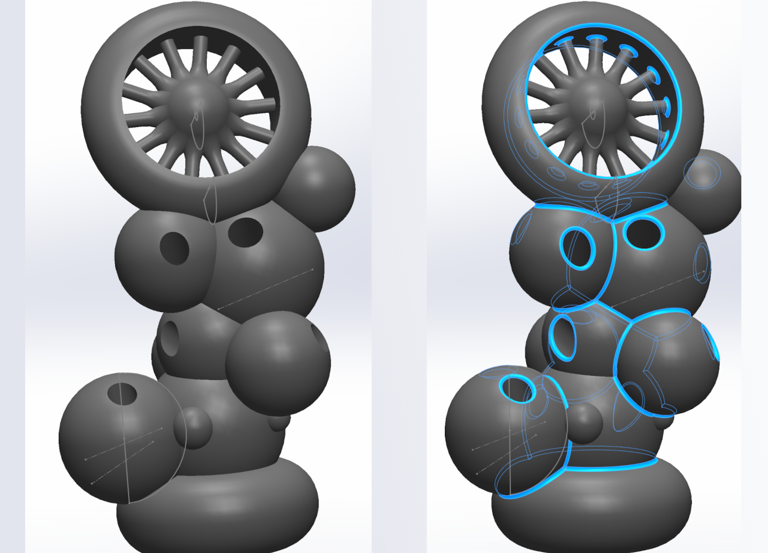 Abstract Pencil Holder by bbfc5 | Download free STL model | Printables.com