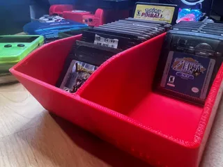 Gameboy Cartridge Tray by thenullray | Download free STL model ...