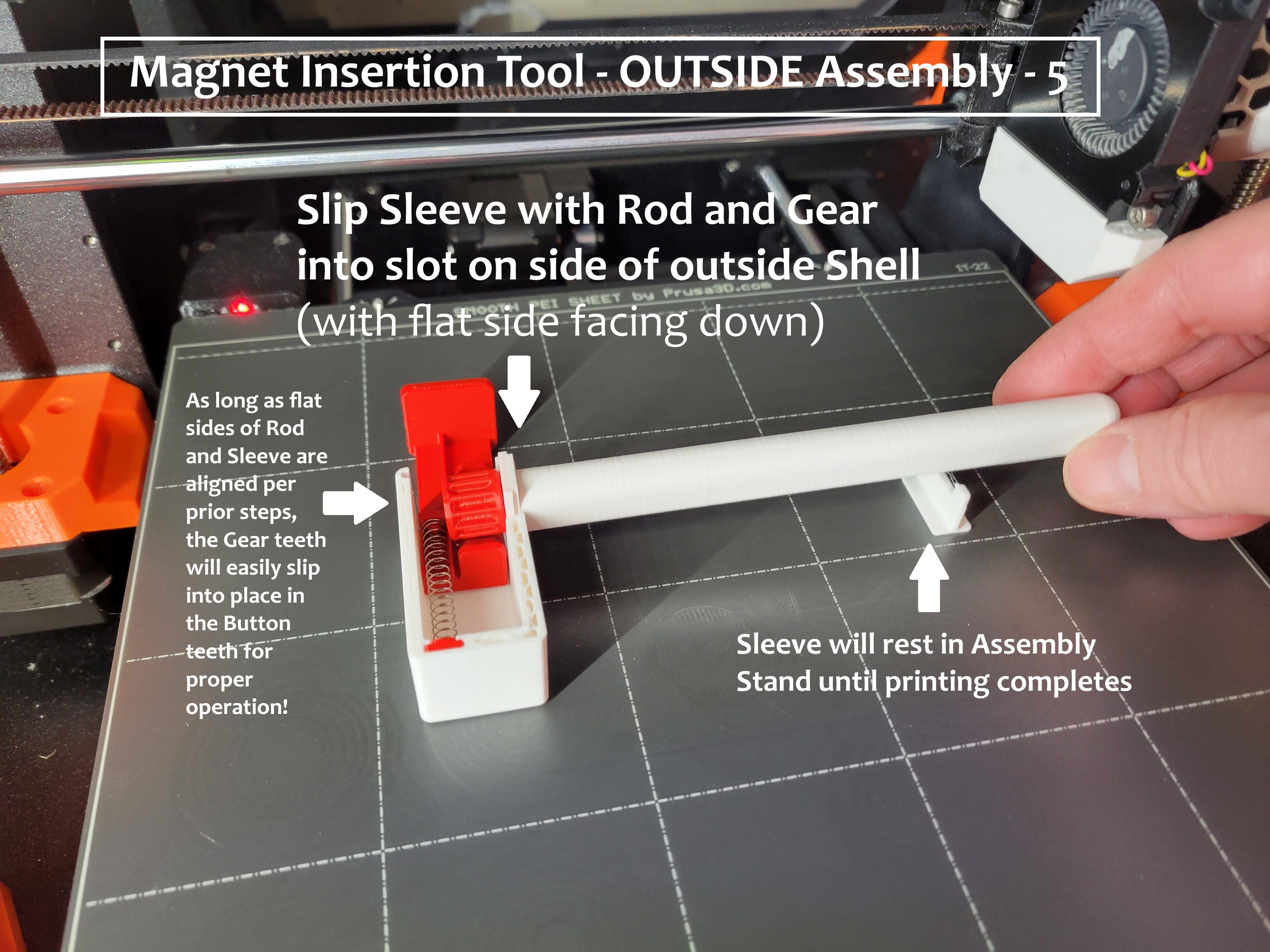 Magnet Insertion Tool (Low Profile) by Phil Caruso | Download free STL ...