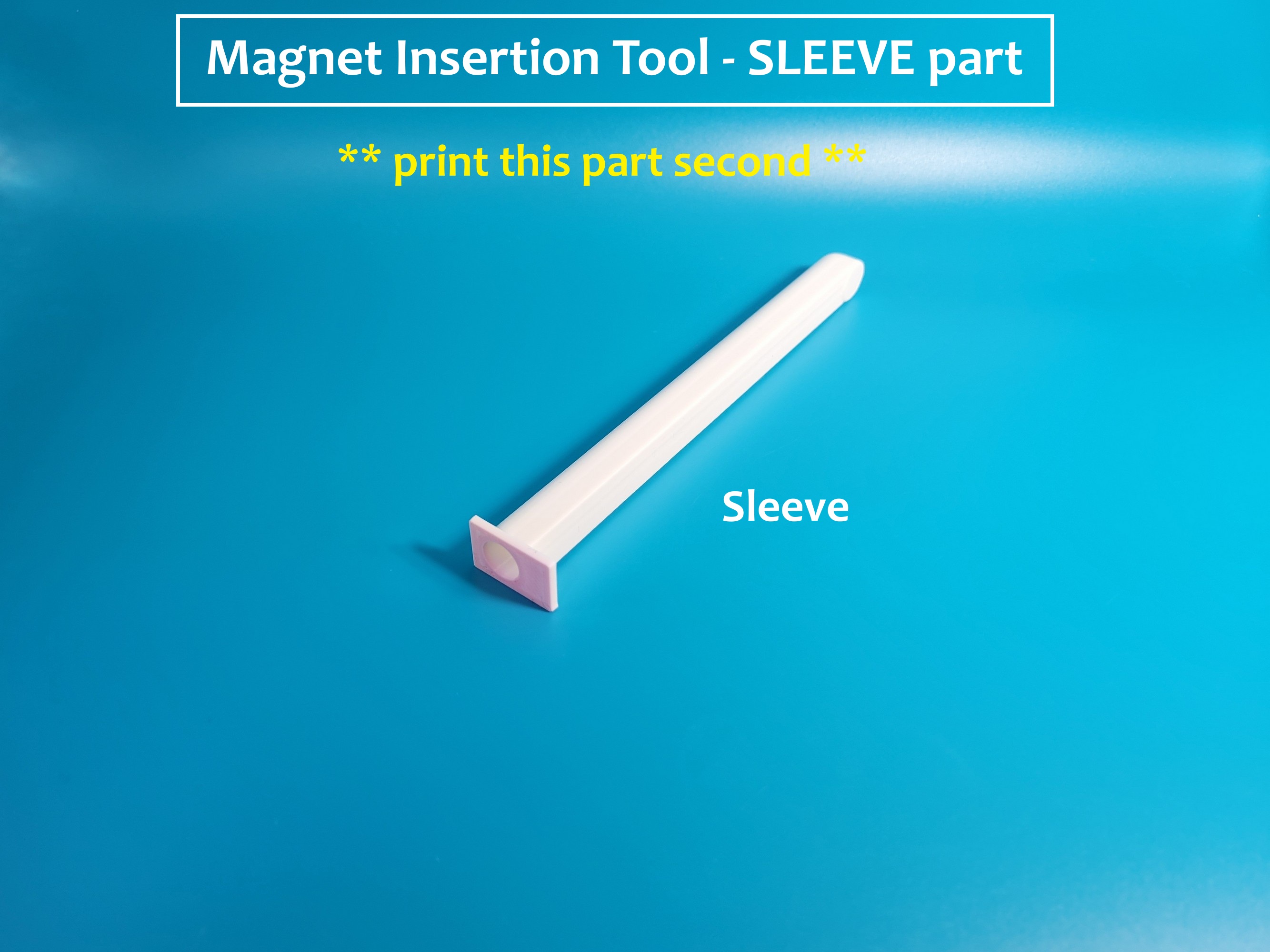 Magnet Insertion Tool (Low Profile) by Phil Caruso | Download free STL ...