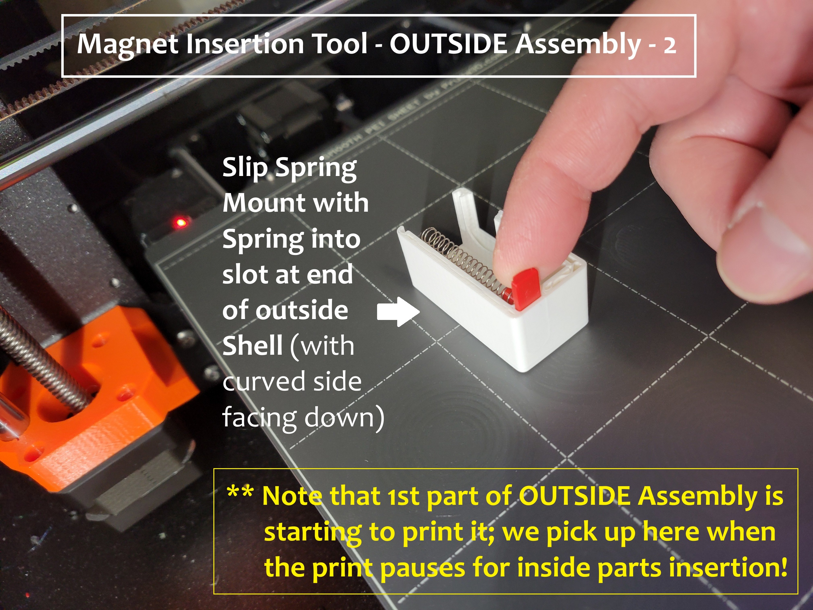 Magnet Insertion Tool (Low Profile) by Phil Caruso | Download free STL ...
