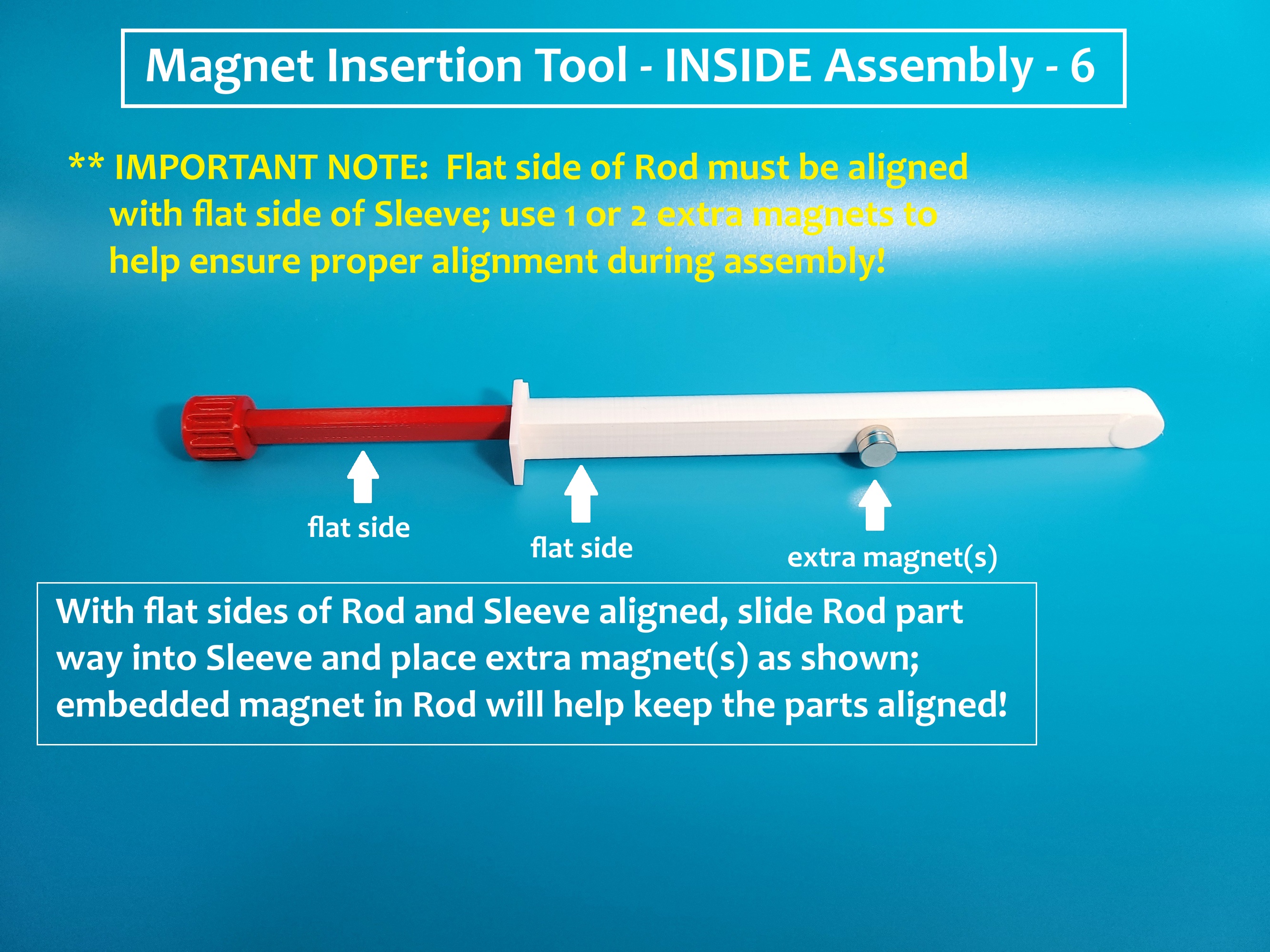 Magnet Insertion Tool (Low Profile) by Phil Caruso | Download free STL ...