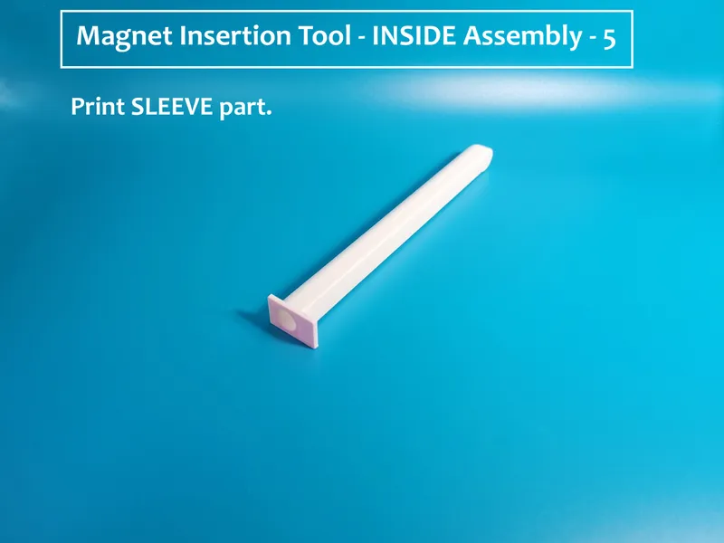 Magnet Insertion Tool (Low Profile) by Phil Caruso | Download free STL ...