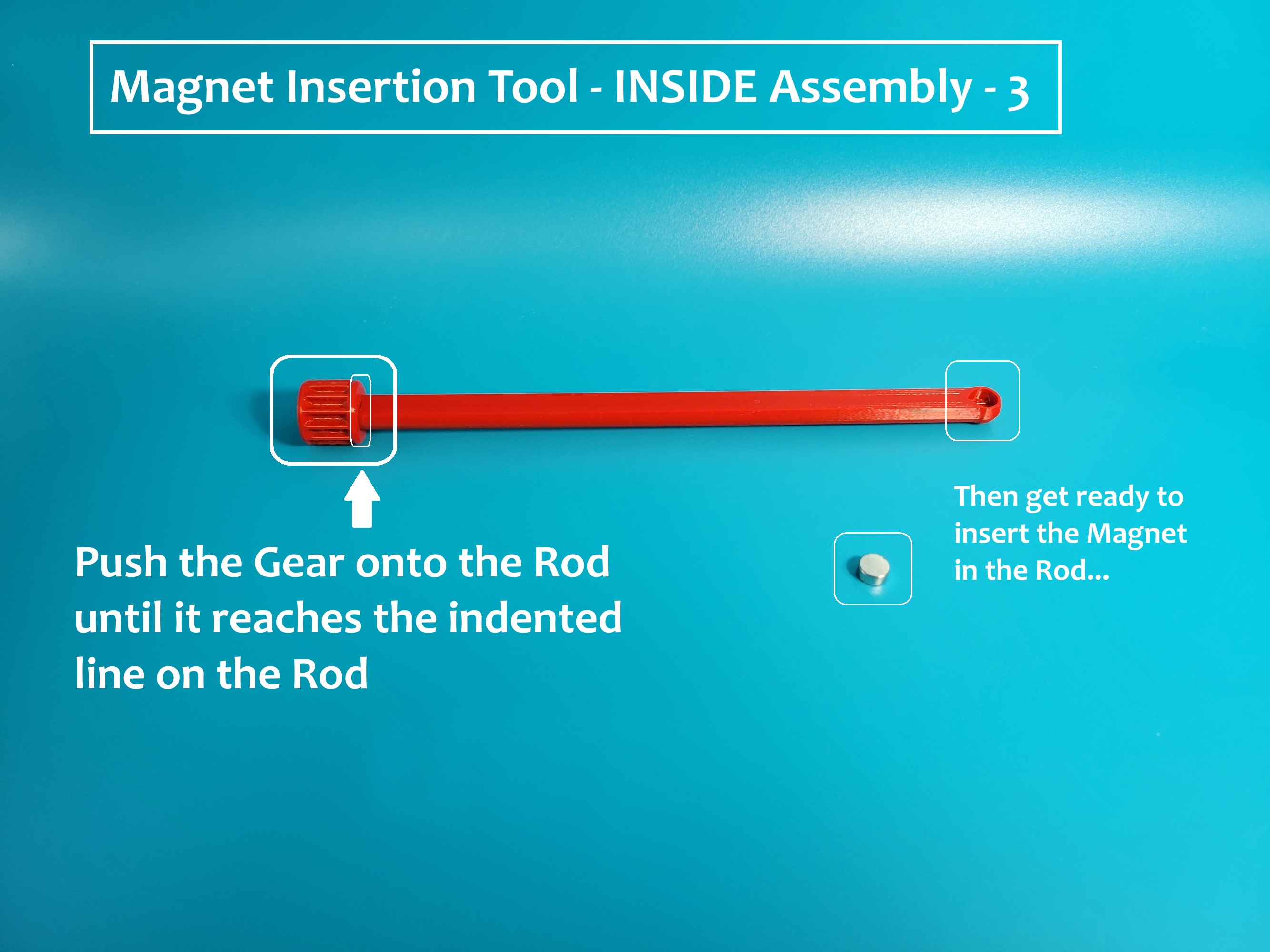 Magnet Insertion Tool (Low Profile) by Phil Caruso | Download free STL ...