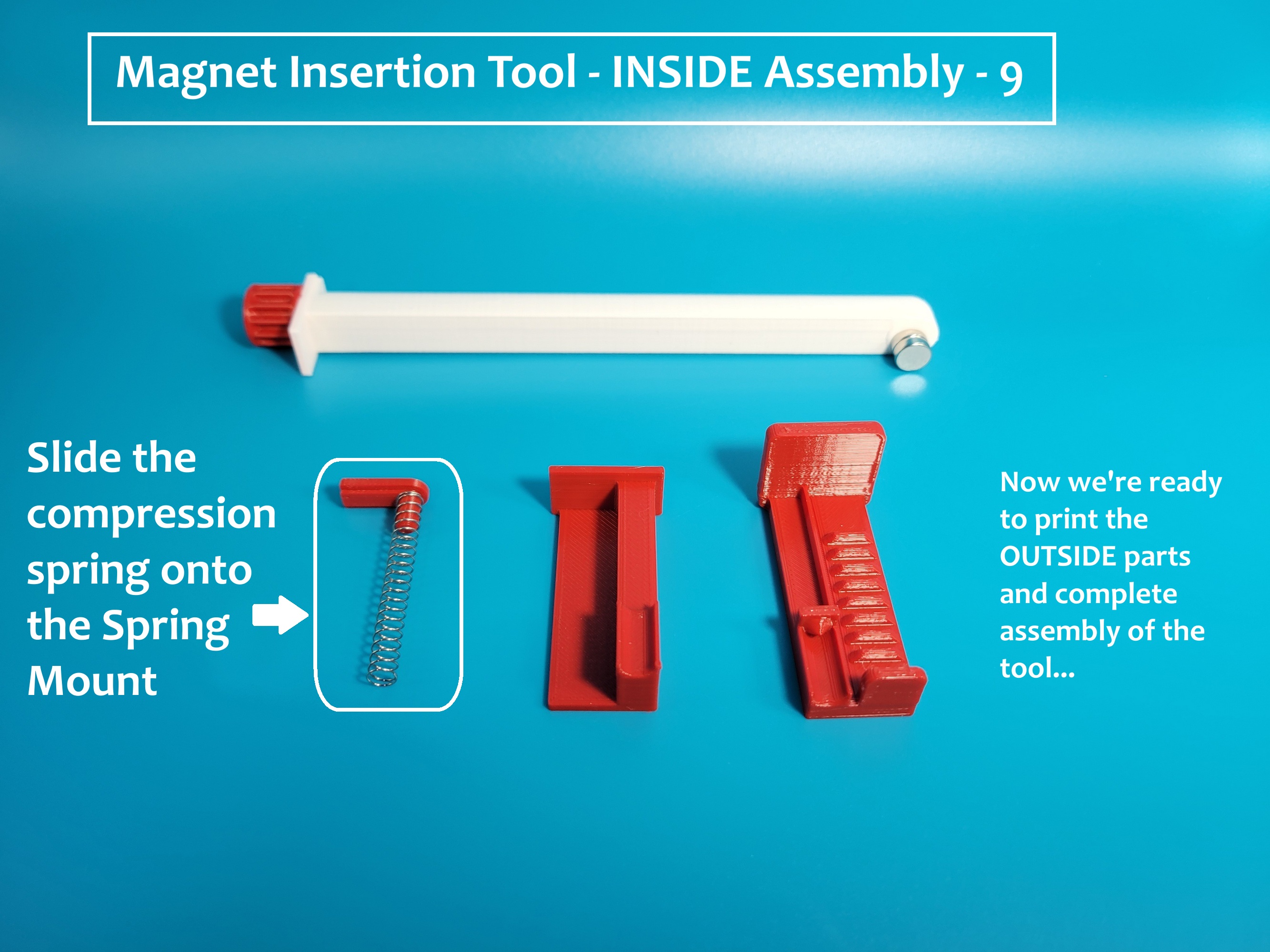 Magnet Insertion Tool (Low Profile) by Phil Caruso | Download free STL ...