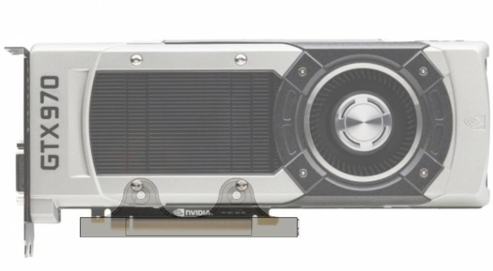 RamjetX PCIE GPU Wall Mount by RamjetX | Download free STL model ...