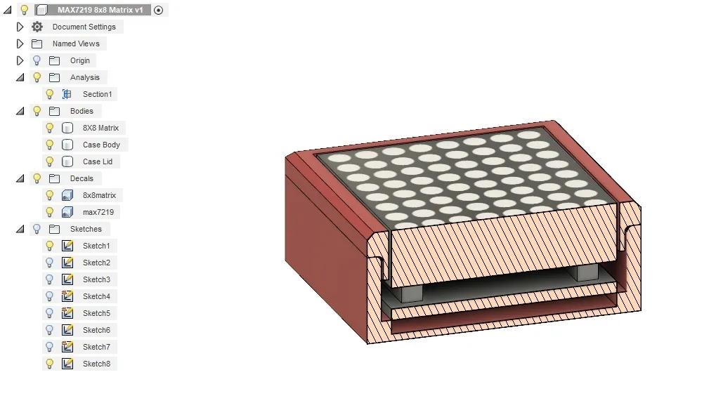 RamjetX 8x8 Matrix for SimHub by RamjetX | Download free STL model ...