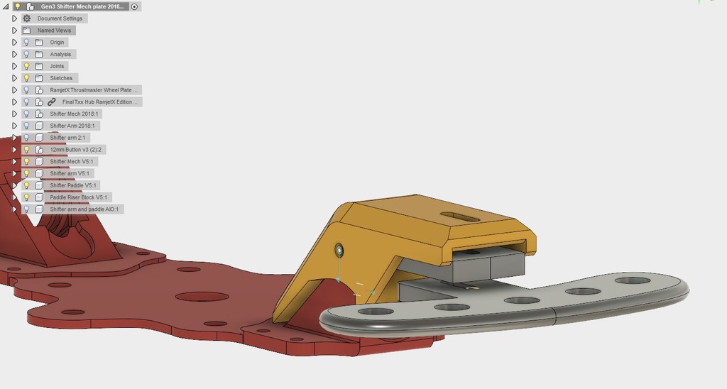 RamjetX - Magnetic Shifter Sim Racing by RamjetX | Download free STL ...