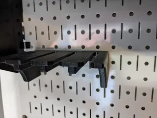 F-Clamps Rack for Wall Control Pegboard by flowmage | Download free STL ...
