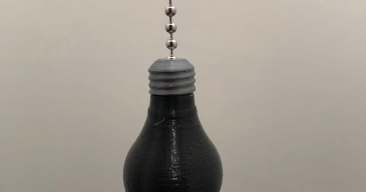 Light Bulb Chain Pull by SamaraMo | Download free STL model ...