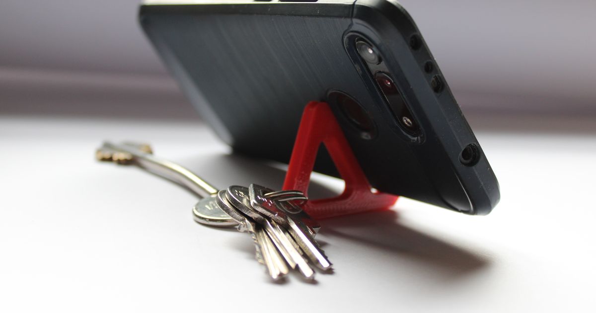 keychain phone stand by Arsen | Download free STL model | Printables.com