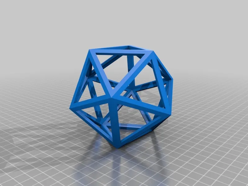 Ikosaeder icosahedron by MaximilianS. | Download free STL model ...