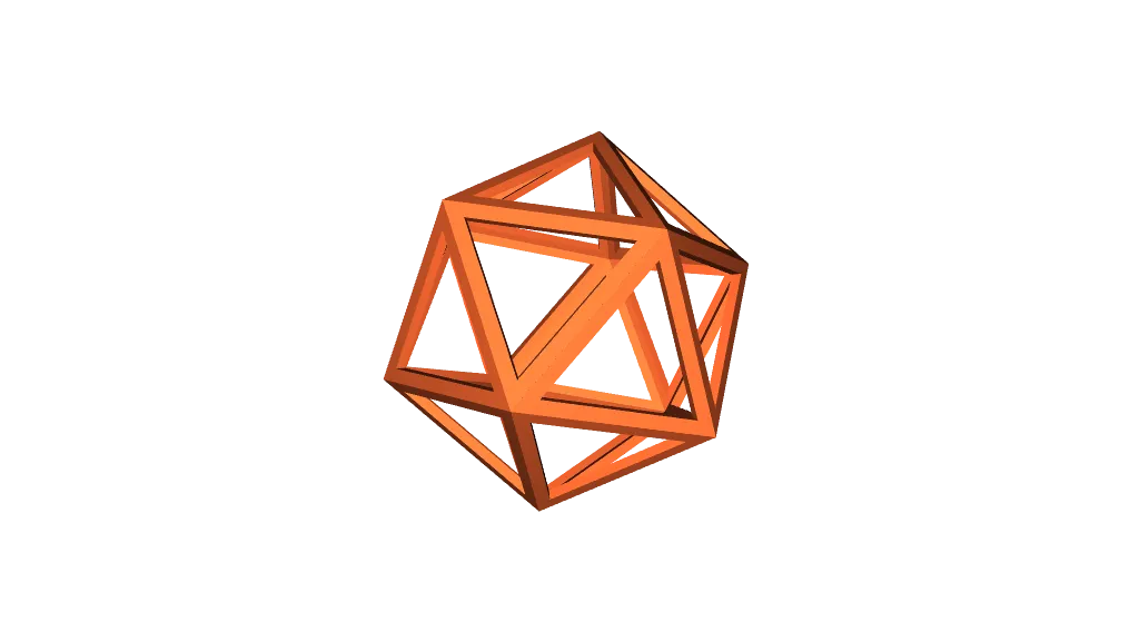 Ikosaeder icosahedron by MaximilianS. | Download free STL model ...
