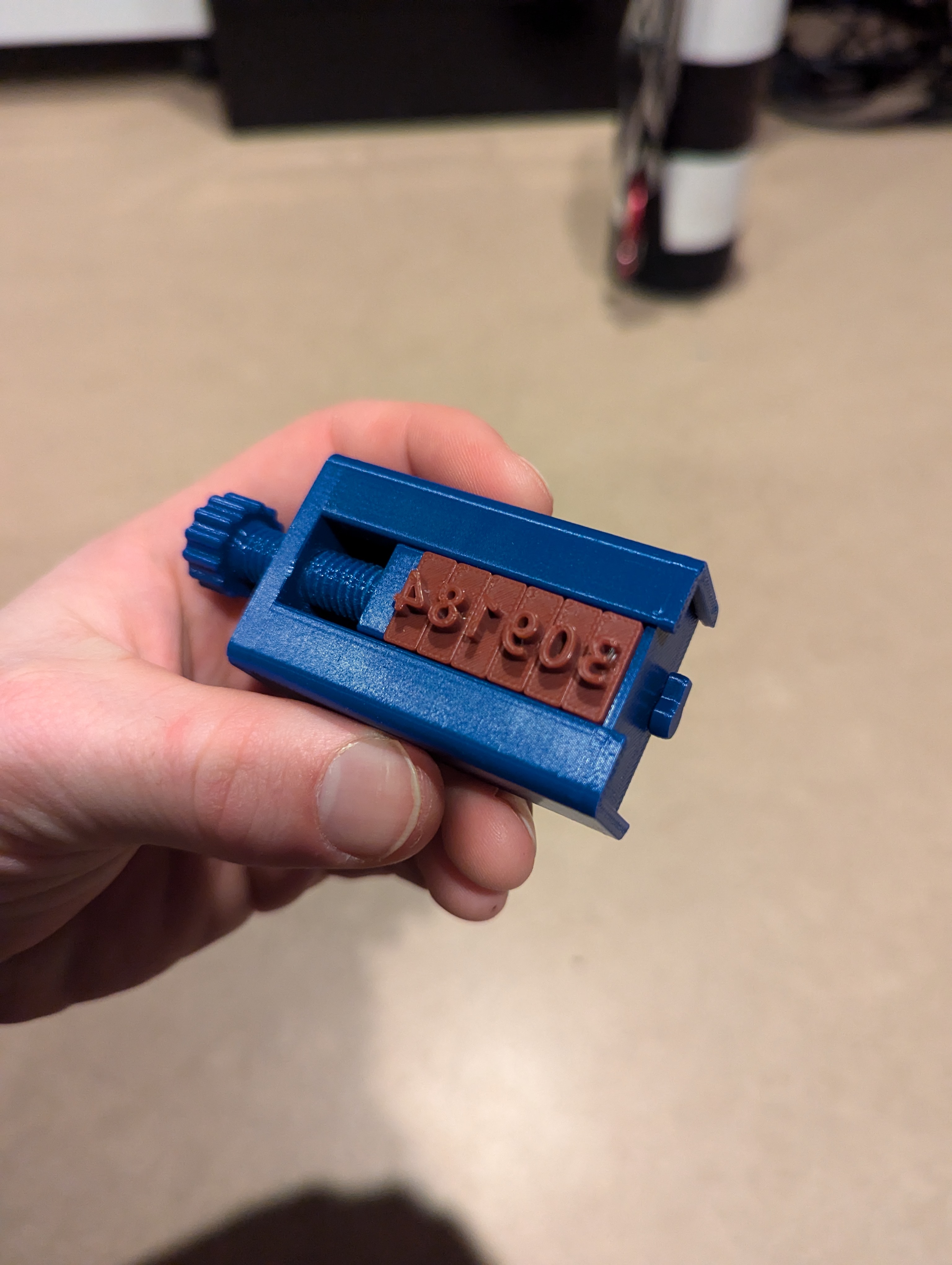 Letter & Number Stamp Die set with Jig for Clay by Derrreck | Download ...