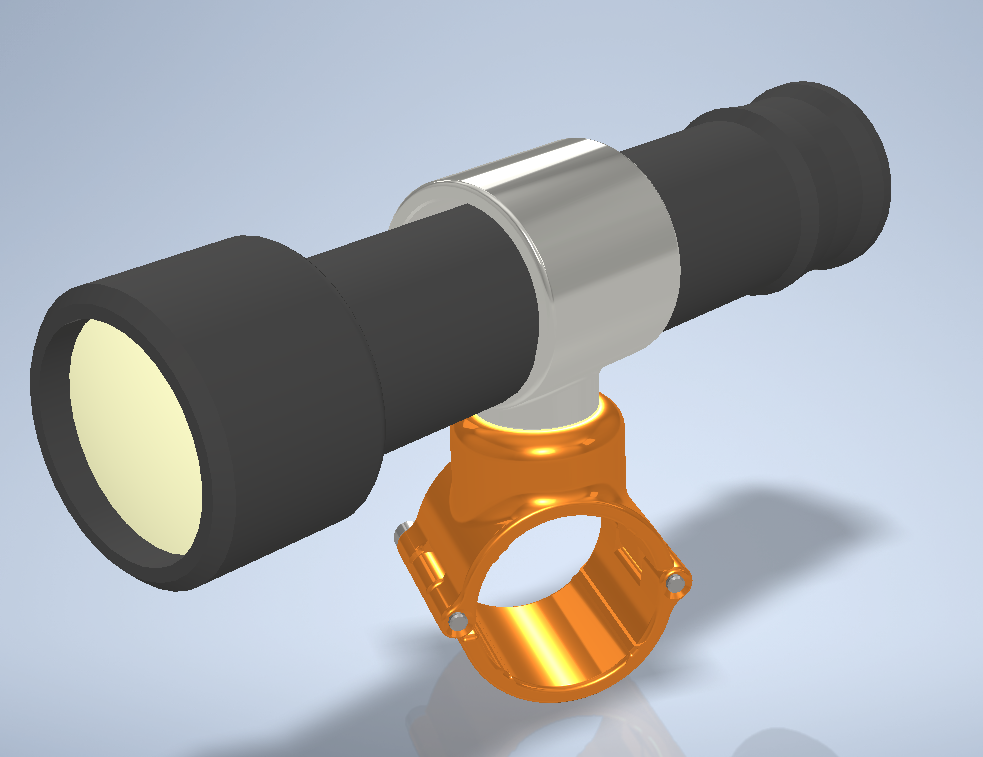 Light holder Flashlight holder for Bike by max3d | Download free STL ...