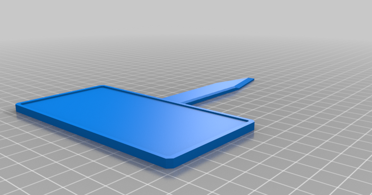 sign empty by max3d | Download free STL model | Printables.com