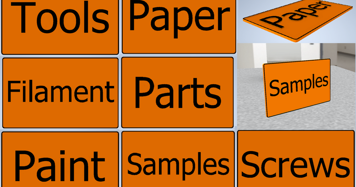 Sign Organization Parts etc. by max3d | Download free STL model ...