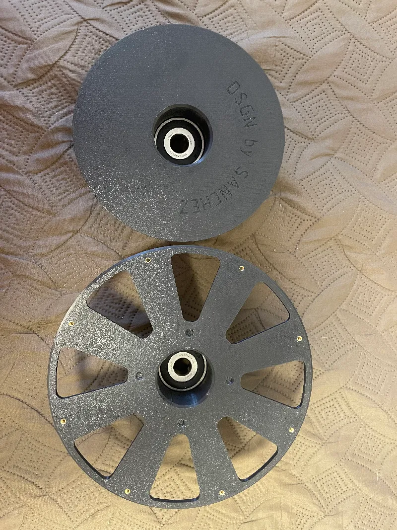 Network extension cable on a spool of 3D PLAST filament by Sanchez ...