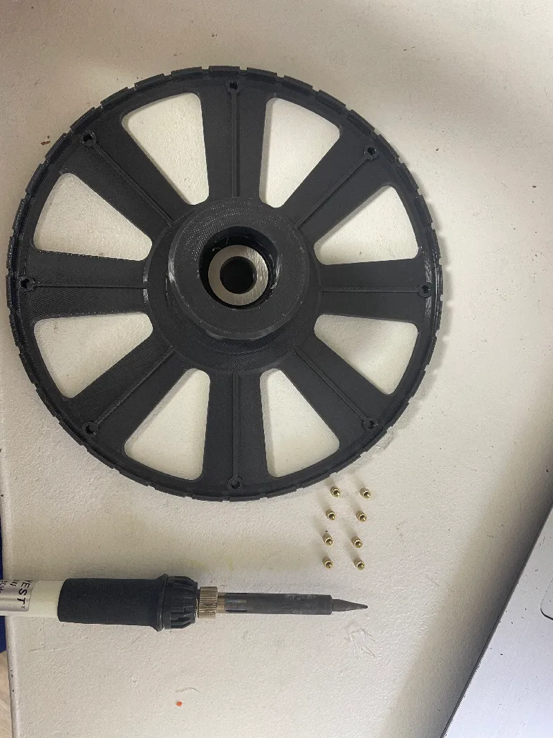 Network extension cable on a spool of 3D PLAST filament by Sanchez ...