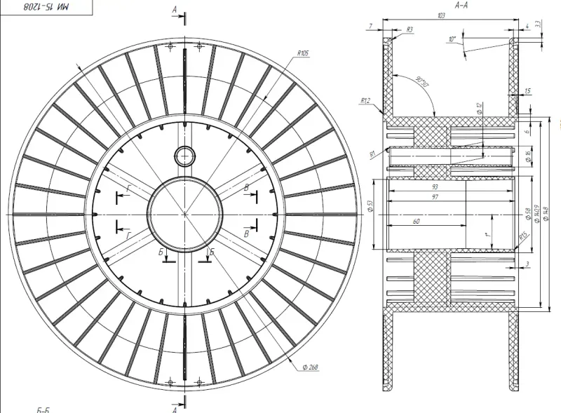 Network extension cable on a spool of 3D PLAST filament by Sanchez ...