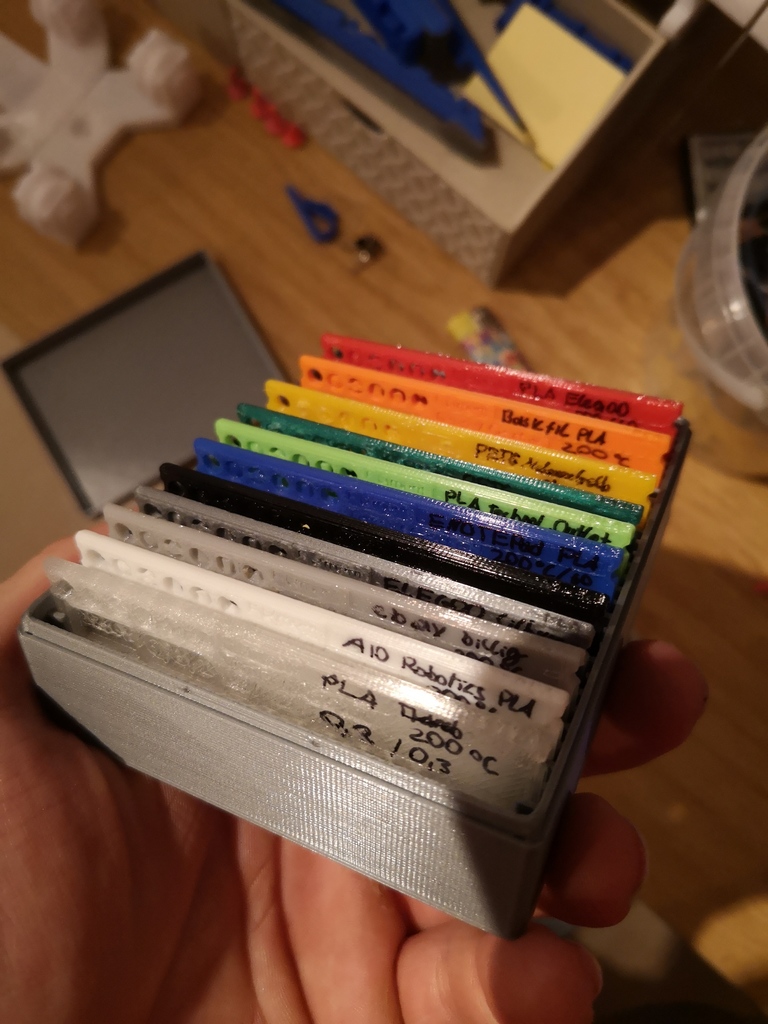 Ultimative Filament Swatch Testcard by max3d | Download free STL model ...