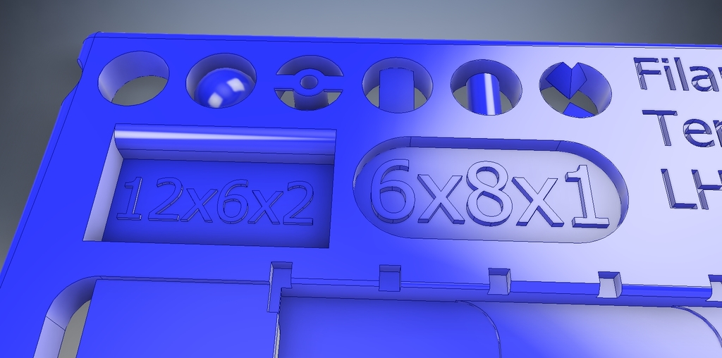 Ultimative Filament Swatch Testcard by max3d | Download free STL model ...