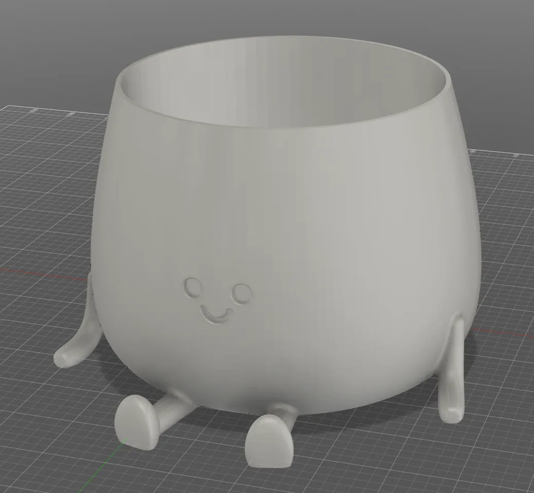 happy pot :) by Keetah | Download free STL model | Printables.com