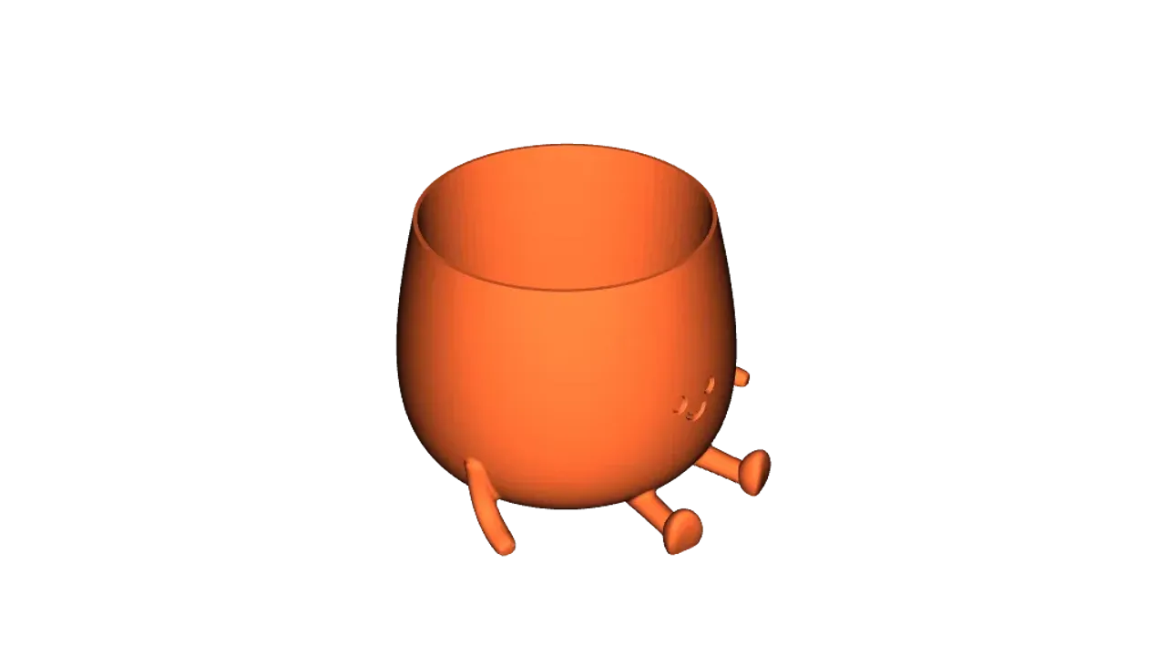 happy pot :) by Keetah | Download free STL model | Printables.com