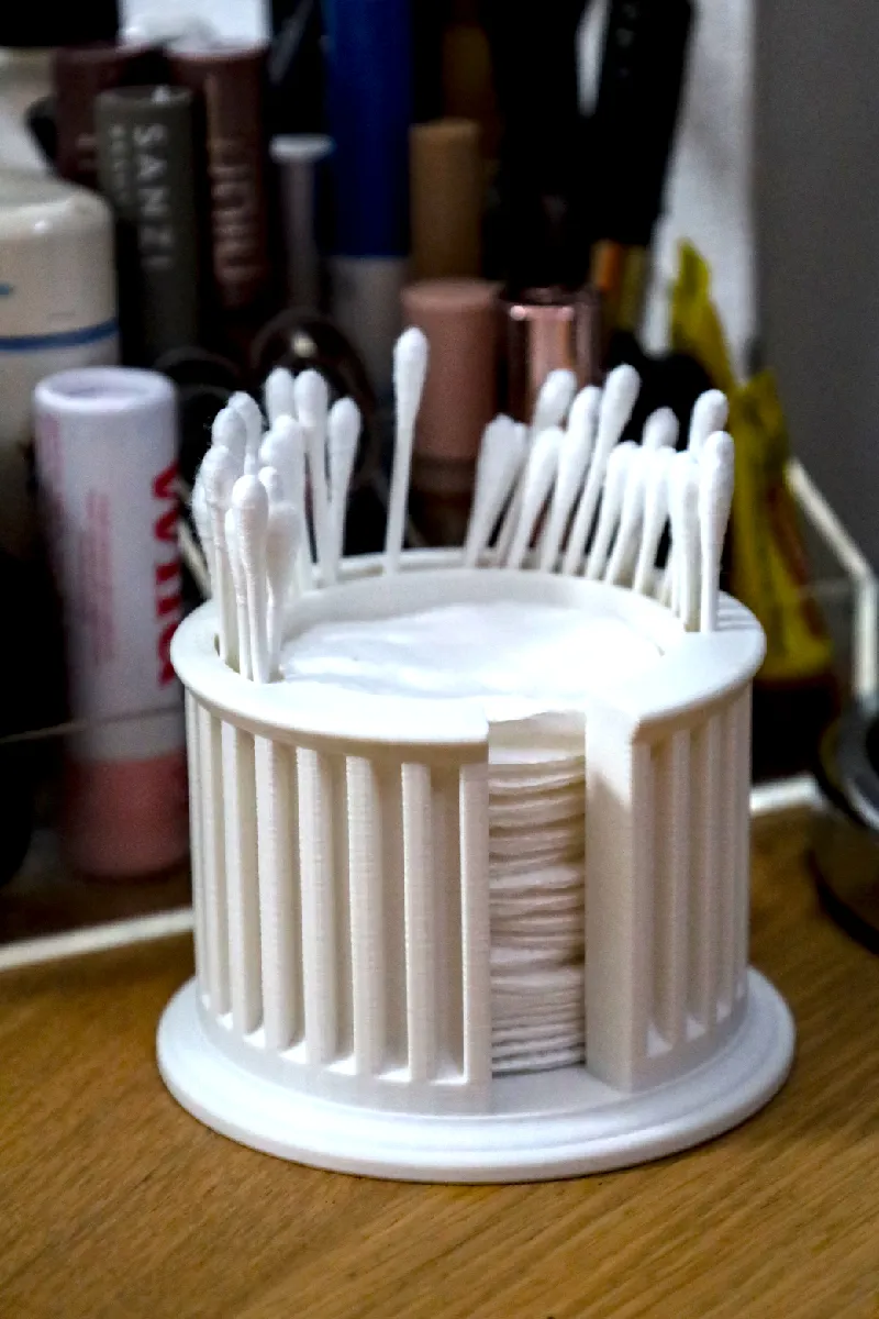 Greek cotton pads and cotton swabs pillar by Jacob Laage Kragh ...