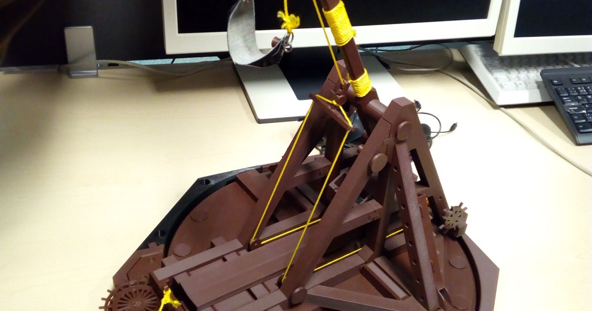 Project Trebuchet par Martin | Téléchargez gratuitement un modèle STL ...