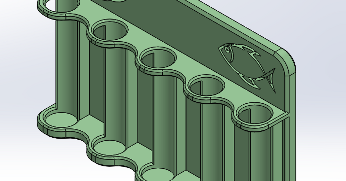 Aquarium Water Test Tube Holder by whatmojm | Download free STL model ...