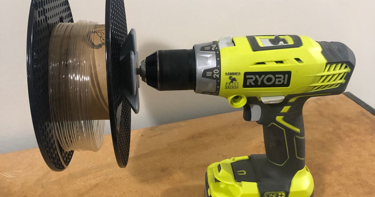 Spool Drill Winder by Merlwynd | Download free STL model | Printables.com