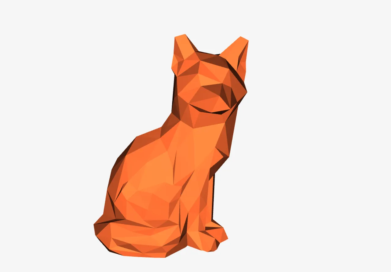 Poly Fox by MINILab3D | Download free STL model | Printables.com