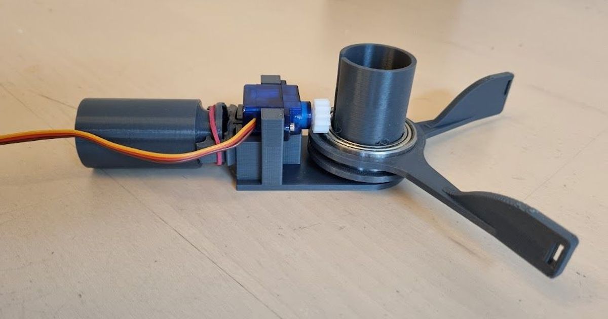 Makelangelo 5 - Wall hanging Plotter - Gondola with geared penlift by ...