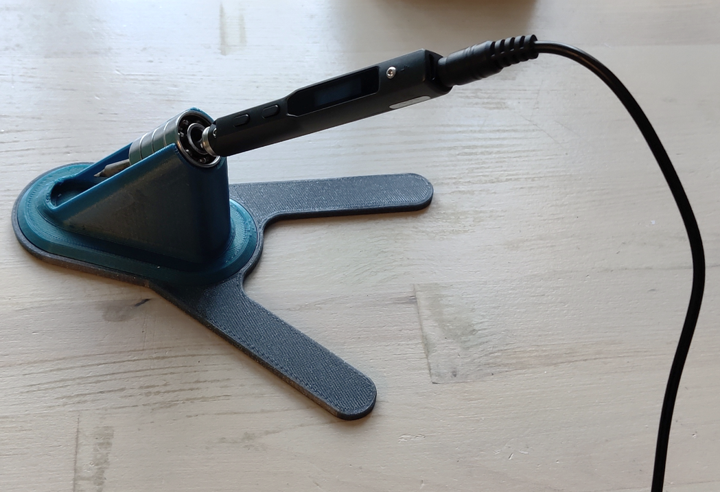 Solder pen/iron holder (for TS100 etc.) by eric-ao | Download free STL ...