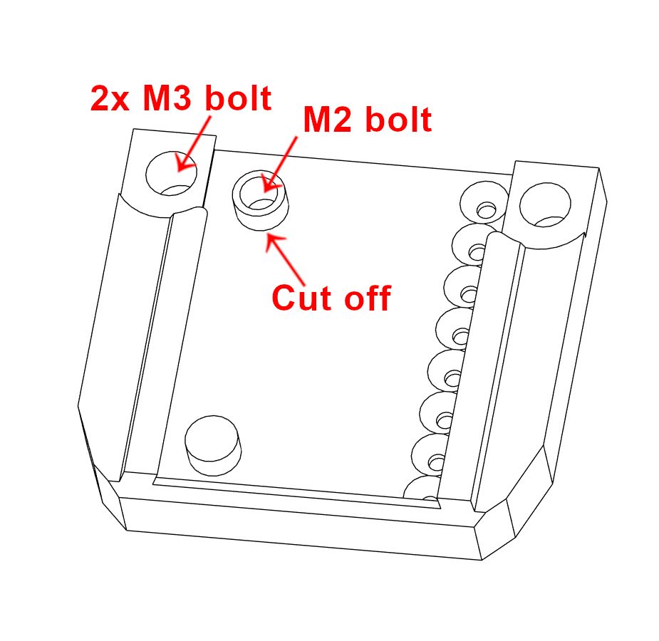 ADXL345 mount to X1C hotend radiator by Atjornov | Download free STL ...