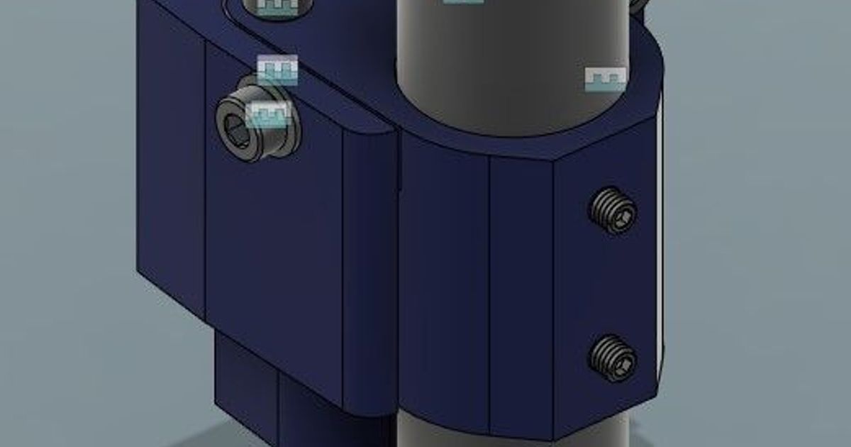 Combined BLTouch and Probe Mount (Step and Fusion360) by Print2Win ...