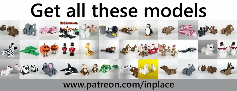 Cute Penguin Articulated by inplace | Download free STL model ...