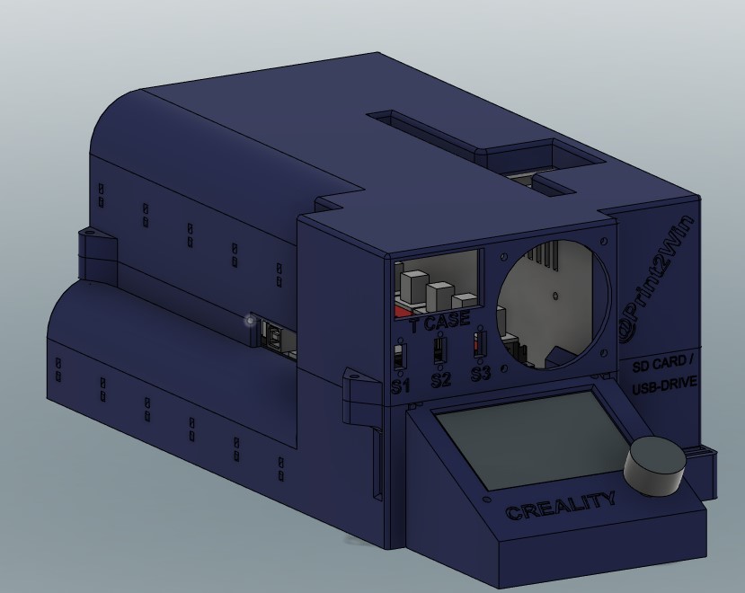 BTT SKR 1.4Turbo+TFT35 Case (CR10-Upgrade) by Print2Win | Download free ...