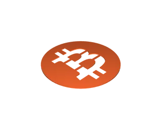 Bitcoin stencil by Arsen | Download free STL model | Printables.com