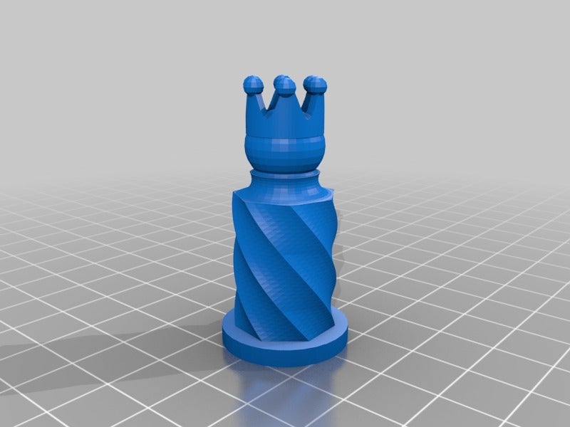 Column Chess Set 1 by Sablebadger 3D | Download free STL model ...