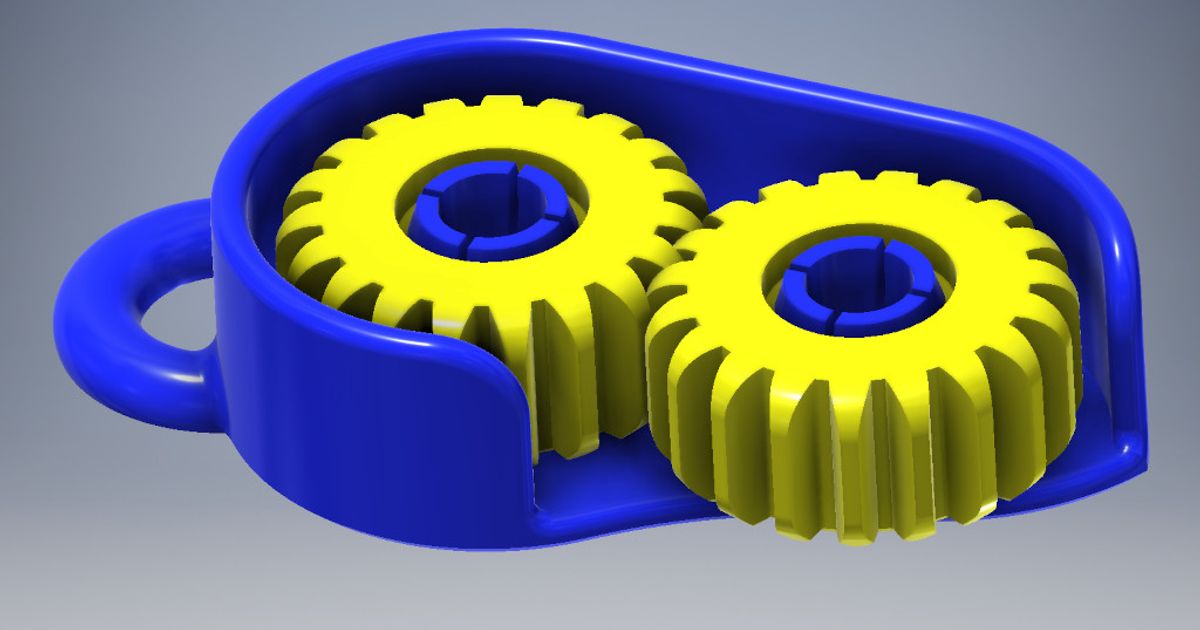 The BEST Gear Key Fob Fidget by GBear | Download free STL model ...