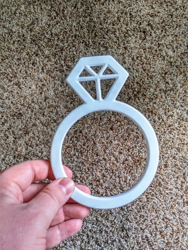 Jumbo Wedding Ring Prop by Redbeard On Rye | Download free STL model ...