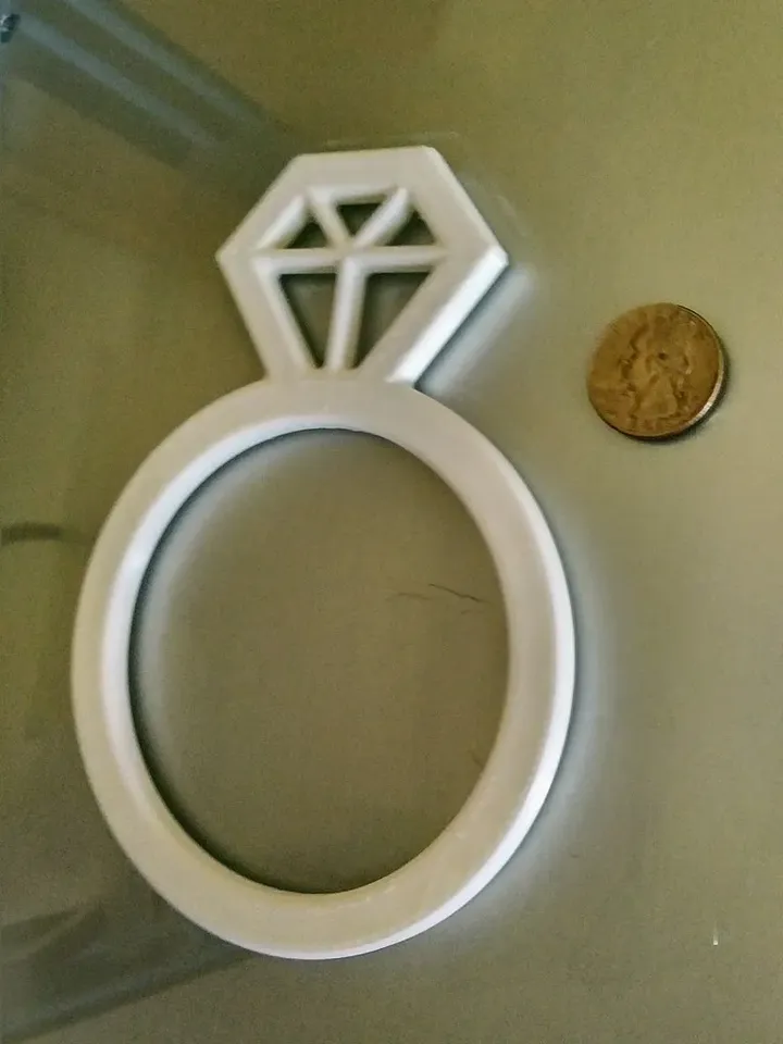 Jumbo Wedding Ring Prop by Redbeard On Rye | Download free STL model ...