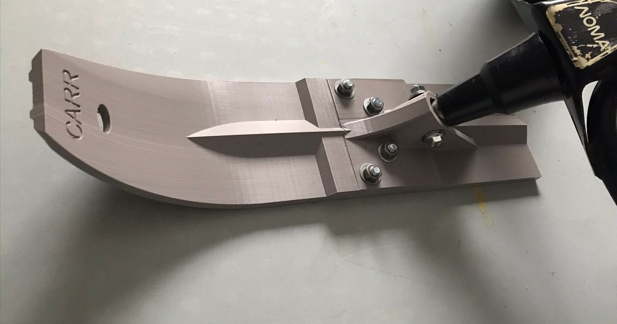 NOMA Snow Racer front ski replacement by Heber | Download free STL ...