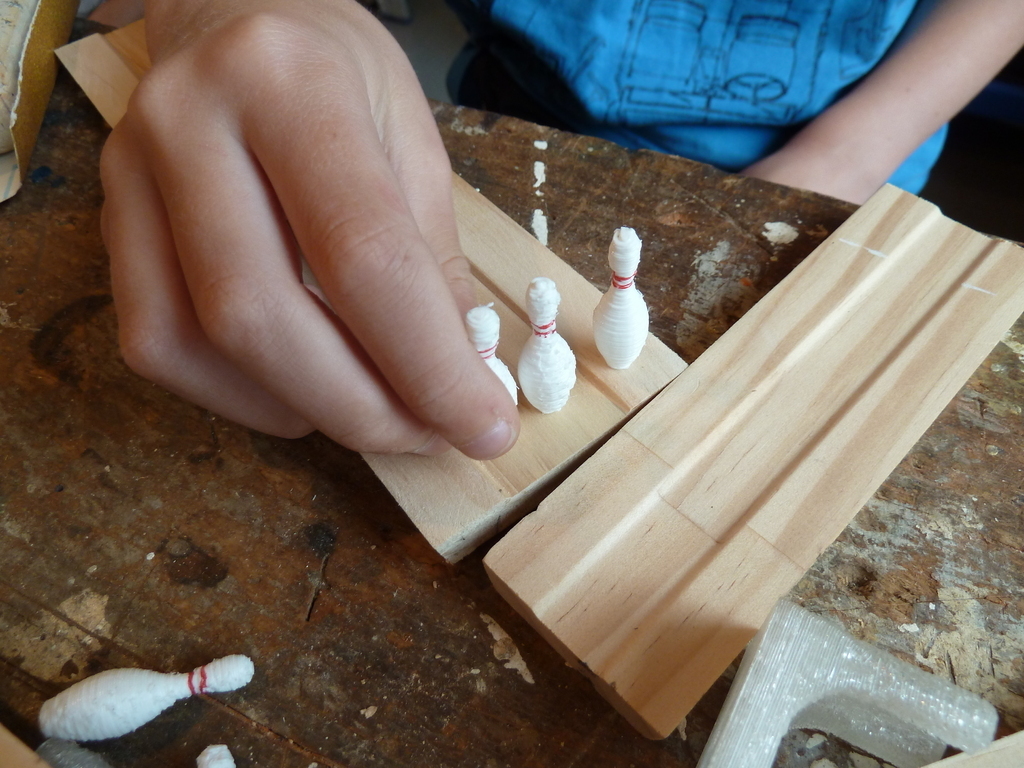 Miniature Ten Pin Bowling by grokbeer | Download free STL model ...