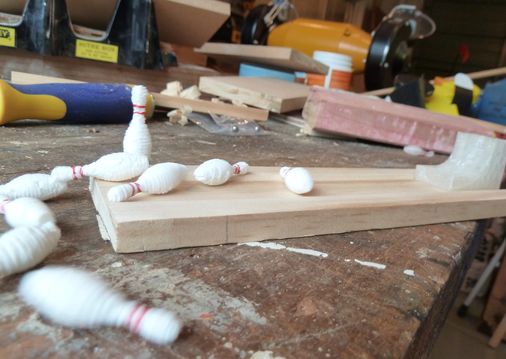 Miniature Ten Pin Bowling by grokbeer | Download free STL model ...