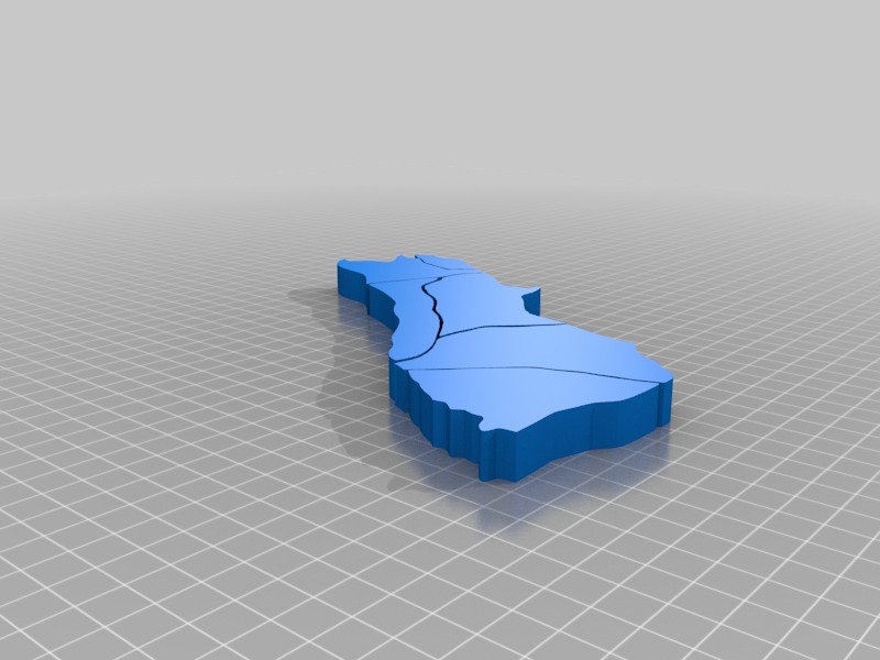 New Zealand Map Puzzle by grokbeer | Download free STL model ...
