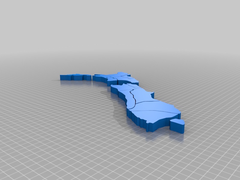 New Zealand Map Puzzle by grokbeer | Download free STL model ...