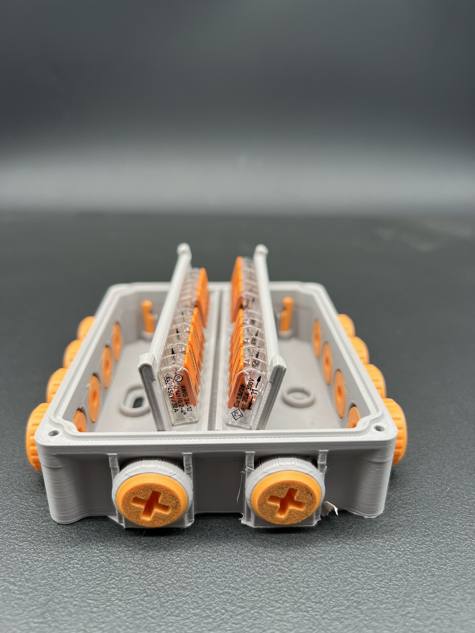 Multiconfiguration WAGO Junction box by corteXcrank | Download free STL ...